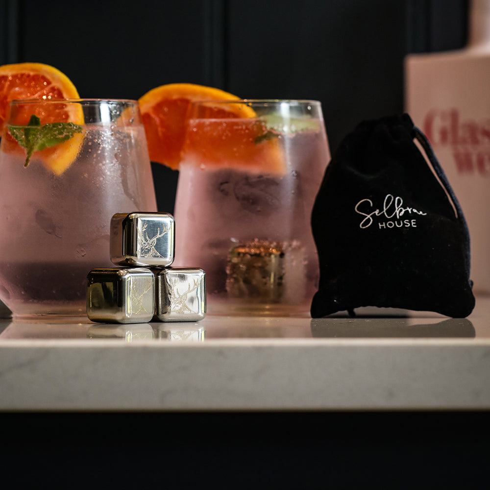Stag Stainless Steel Ice Cubes Gift Set | Selbrae House