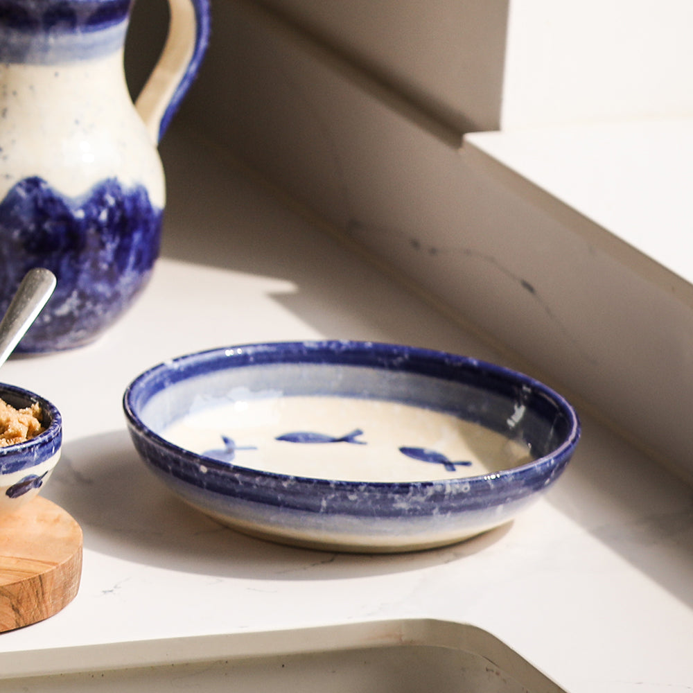 Handmade Fish Medium Ceramic Serving Bowl | Selbrae House